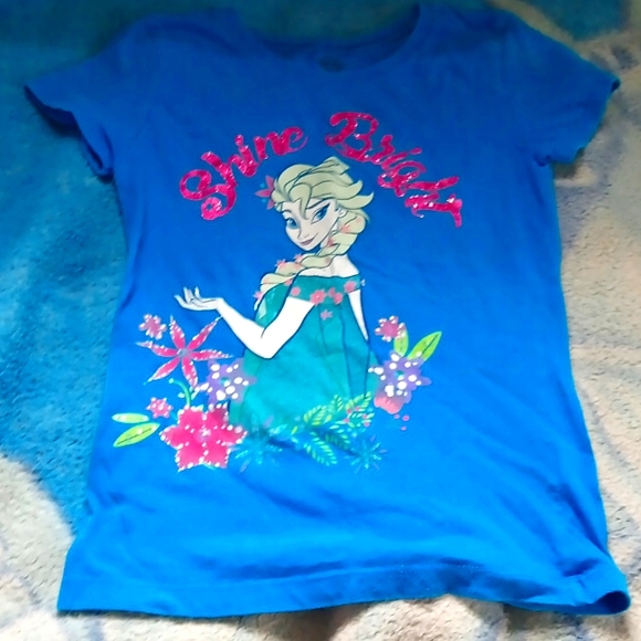 Disney | Shirts & Tops | Frozen Elsa Shirt Shine Bright | Poshmark